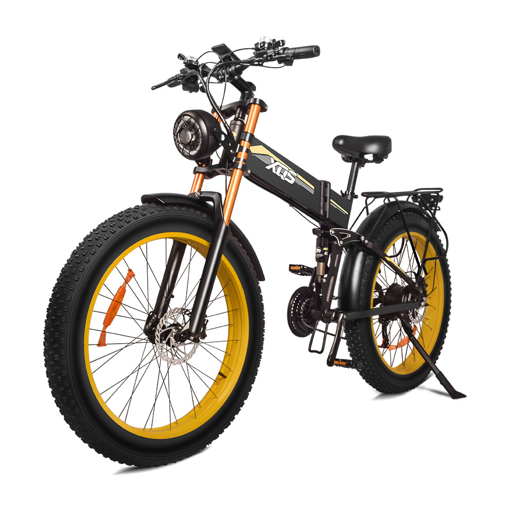 Sturdy 26 Inch Motorized Bike 21 Gear Lithium Ion Electric Cycle