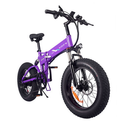 Full Suspension 20 Inch Wheel Electric Bike Brushless 750w Motor Ebike