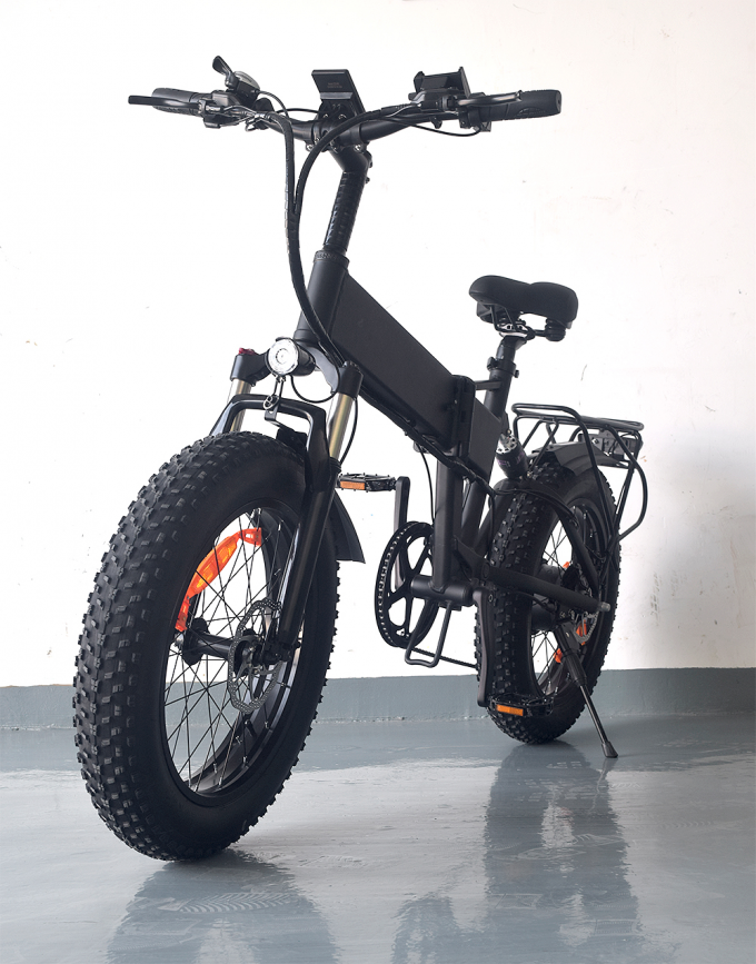 Full Suspension 20 Inch Wheel Electric Bike Brushless 750w Motor Ebike